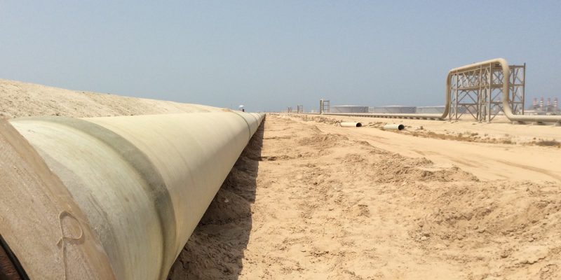 Pipeline for Saline Water Conversion Corporation (SWCC) tank to Royal ...